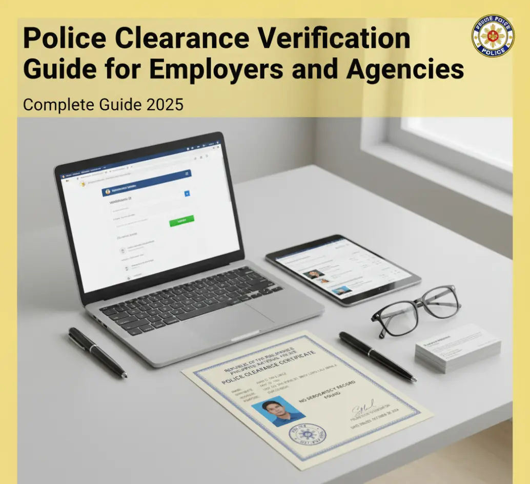 Police Clearance Verification Guide for Employers and Agencies 2025 - Police Clearance Philippines