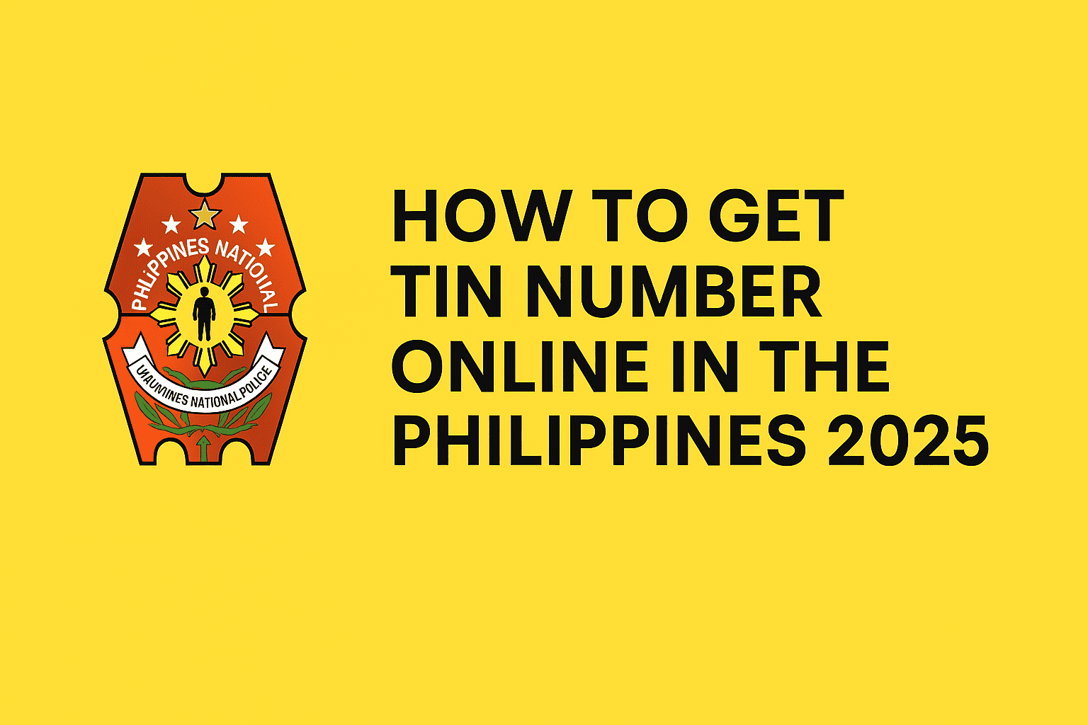 How to Get TIN Number Online in the Philippines 2025 - Police Clearance ...
