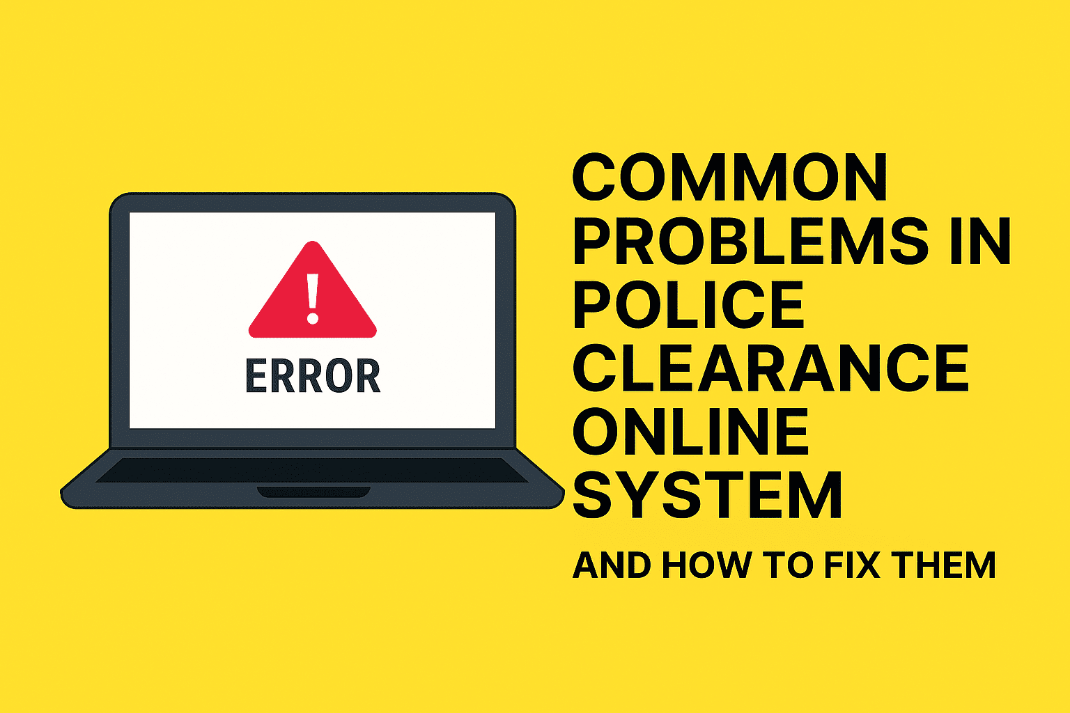Common Problems in Police Clearance 2026 - How to Fix