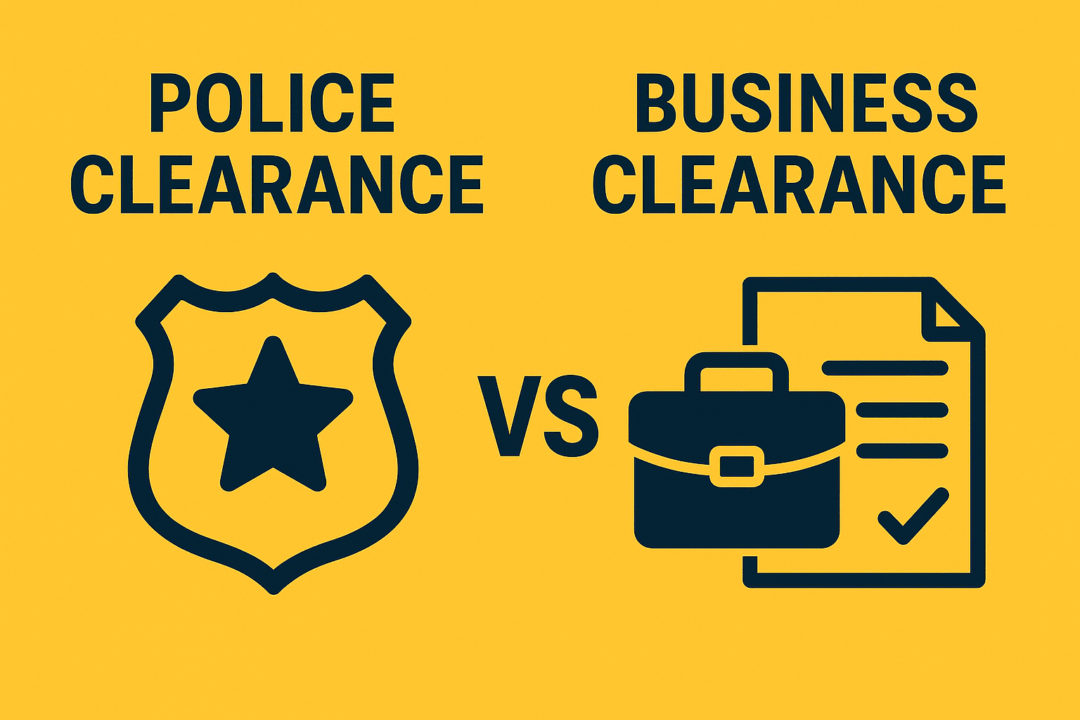Police Clearance vs Business Clearance 2025 - Police Clearance Philippines