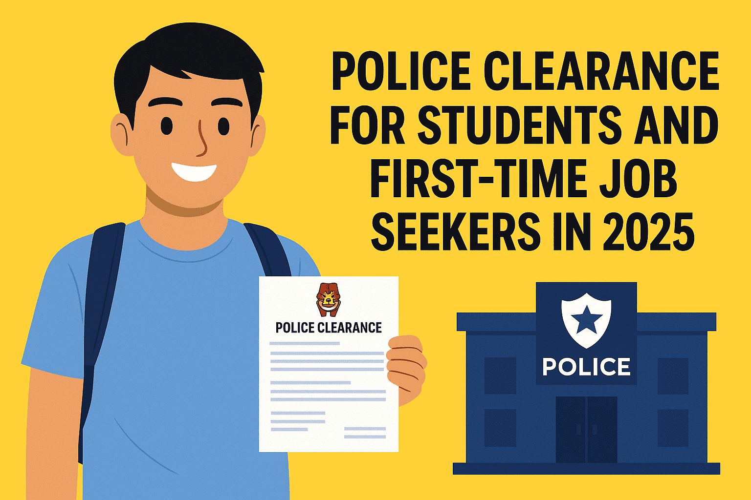 Police Clearance for Students and First Time Job Seekers