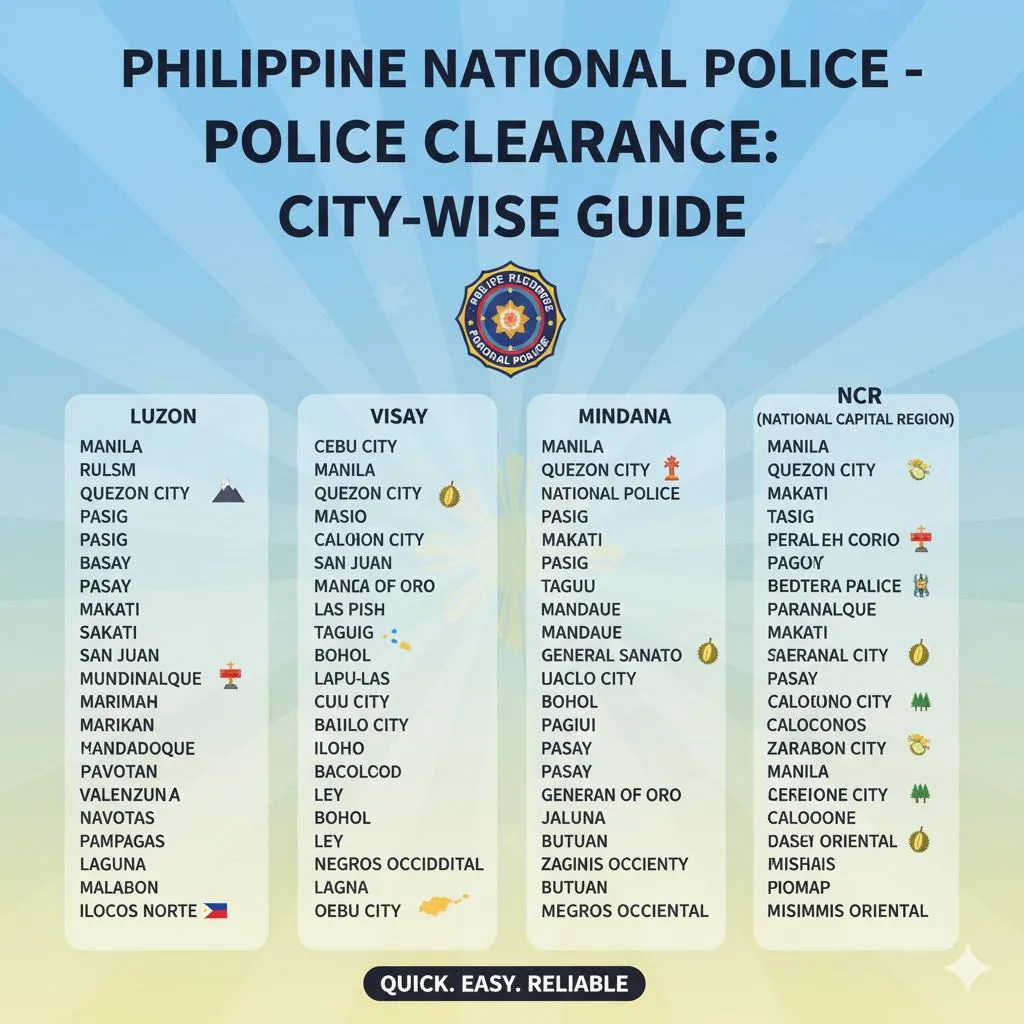 Police Clearance in Philippines 2025 City Wise Guide - Police Clearance ...