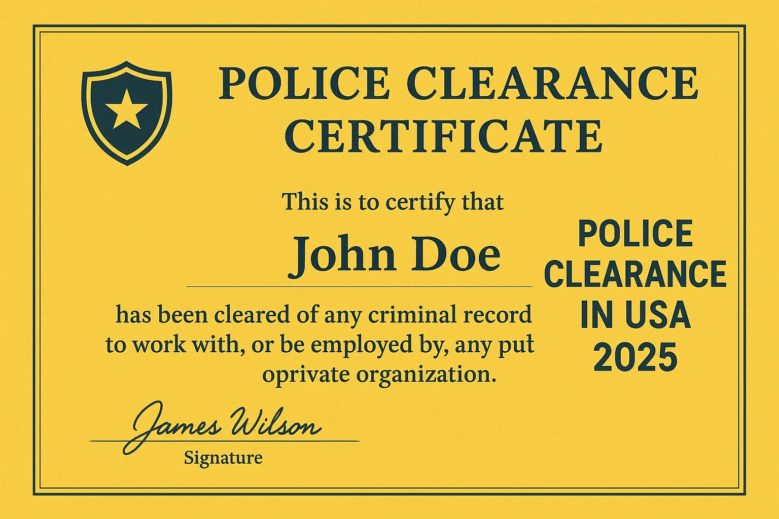 Police Clearance in USA - Online Apply 2026
